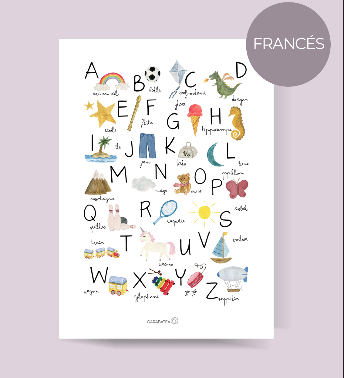 Abecedario Francés – Garabatea design